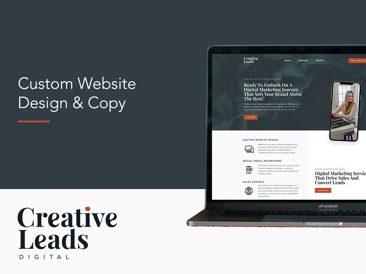 Custom Website Design & Copy | Creative Leads Digital